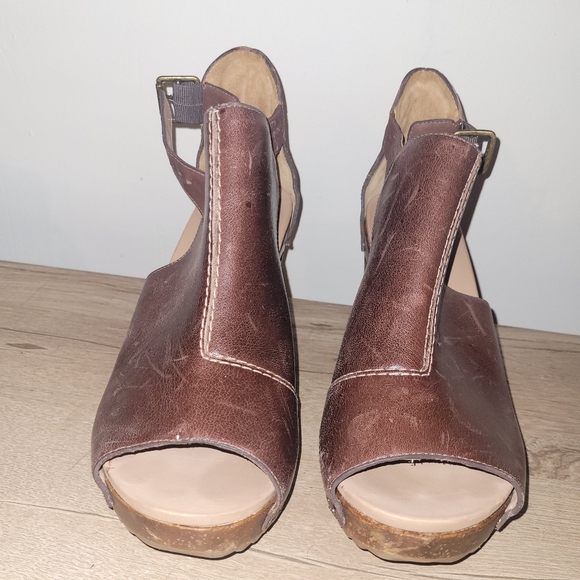 Dansko | Shoes | Dansko Sable Limited Edition Leather Wedge Sandal With ...